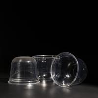 China 12oz Clear Plastic PET Cup 1000pcs Disposable Cold Beverage Cup for Juice Boba Tea for sale