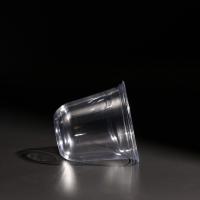 China U-Shape Stackable Disposable PET Plastic Cup 10oz 89×45×80mm for Cold Coffee and Beverages for sale