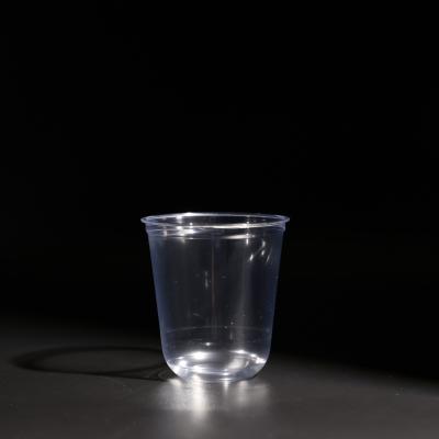 China Plastic Disposable Cup 14oz Clear PET Tumblers 89mm Cold Beverages 50 Pack for sale