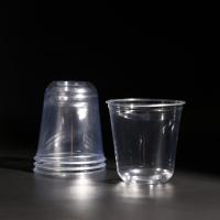 China Clear PET Plastic Cups with Lids - 14oz Capacity, 11g Weight for Coffee, Boba Tea and Beverages for sale