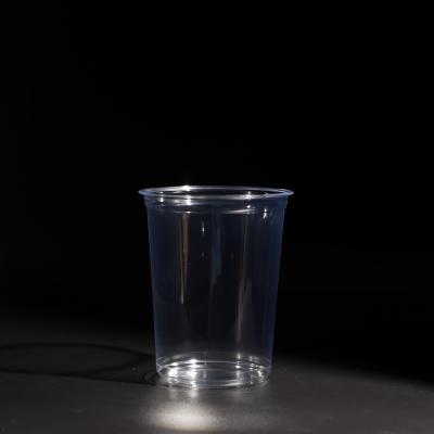 China 32oz BPA Free Disposable PET Plastic Drinking Cups with Lids 500pcs for sale