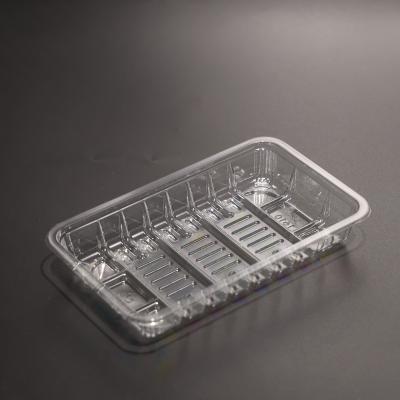 China 157×97×20mm Plastic Food Container with SGS/FDA/ISO9001 Certification - Leak-Proof & Freezer Safe Takeaway Tray for sale