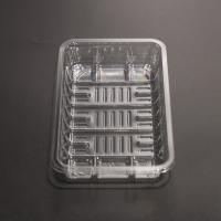 China FAD Certified PET Disposable Plastic Food Plate - 157×97×20mm Rectangular Container, 7g Weight, Leak-Proof & Freezer Safe for sale