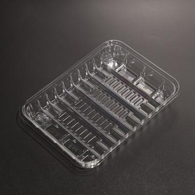 China 185x138x25mm PET Disposable Food Tray - Microwave Safe, 8.5g Weight, SGS/FDA/ISO9001 Certified for sale