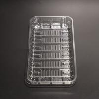 China SGS Certified PET Disposable Food Tray 235x125x20mm Leak Proof Rectangular Plastic Packaging for sale