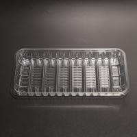 China Disposable PET Plastic Food Tray 235x125x20mm - Microwave Safe, SGS/FDA Certified, Custom Printing Available for sale