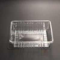 China Customized PET Plastic Rectangular Food Tray 168x137x35mm for Fresh Fruit Disposable for sale