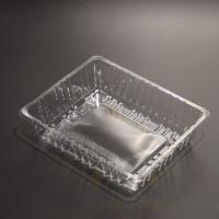 China BPA Free Disposable Plastic Food Tray 168x137x35mm Stackable PP Plate for sale