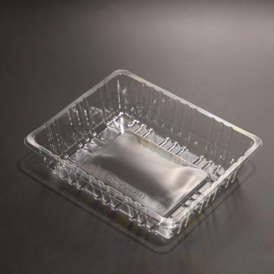 China BPA Free Disposable Plastic Food Tray 168x137x35mm Stackable PP Plate for sale