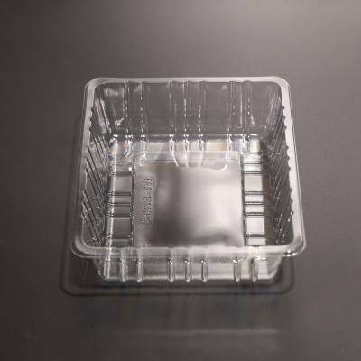 China BPA Free Plastic Food Tray 168x137x35mm Custom Logo Disposable PP Plate for sale