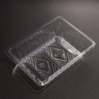 China BPA Free Disposable PET Food Plate Tray 210x155x50mm Custom Printing for sale