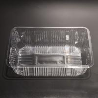China PET Disposable Plastic Food Tray 260x180x65mm BPA Free Eco Friendly for sale