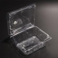 China Customizable Clear PET Plastic Food Containers 140×120×55mm - Leak-Proof & Freezer-Safe for Fruits & Vegetables for sale