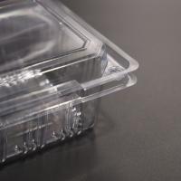China Customizable Clear PET Plastic Food Containers 140×120×55mm - Leak-Proof & Freezer-Safe for Fruits & Vegetables for sale