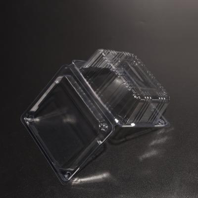 China Leak Proof PET Plastic Food Container 140×120×55mm 13.6g with SGS FDA ISO9001 Certification for sale