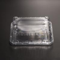 China Leak Proof Clear Plastic PET Food Container 170×135×50mm with Freezer Safe Design and SGS/FDA Certification for sale