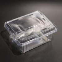China Clear Disposable PET Plastic Food Containers 1000ml Capacity with Lid - BPA Free, Leak-Proof Design for sale