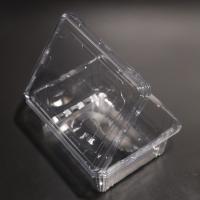 China PET Plastic Food Container 190×155×80mm Leak-Proof Storage Box with FDA & SGS Certification for sale