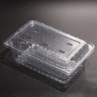 China Customizable Clear PET Plastic Food Container 240×155×88mm | 55g Disposable Storage Box with SGS/FDA Certification for sale