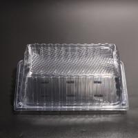 China Rectangular Plastic Food Container 240x155x88mm Leak-Proof PET Takeaway Box with FDA SGS Certification for sale