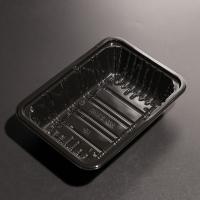 China Custom PET Plastic Food Tray 180x130x40mm for Fresh Meat Disposable Eco-Friendly for sale