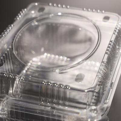 China Rectangular PET Disposable Food Container 225x175x85mm Leak Proof Freezer Safe for sale