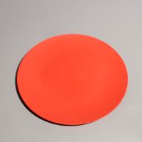 China Disposable Eco Friendly Round PS Plastic Food Tray Plate 35g for Cake Snack for sale