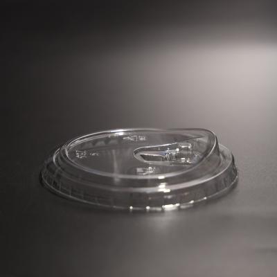 China BPA-Free Plastic Cup Lids 93mm Diameter Screw On & Snap On Design 3.5g Weight Food Grade PET for sale
