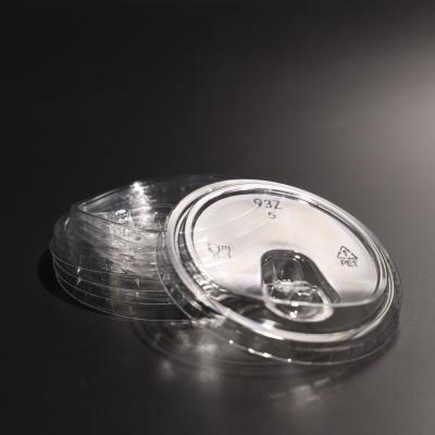 China 93mm PET Plastic Cup Lid - Leak-Proof BPA-Free Design, 3.5g Weight, 1000pcs Bulk Pack for sale