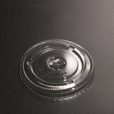 China 98mm Disposable Plastic Cup Lids - BPA-Free PET Material, 1000pcs Pack, Screw & Snap On Options for sale