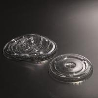 China 98mm Leak-Proof Screw-On Plastic Cup Lid - 2.8g PET Disposable Takeaway Lid with SGS/FDA Certification for sale
