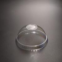 China Clear Round Plastic Cup Lids 89mm - Screw On & Snap On Leak Proof Design, 1000pcs Bulk Pack for sale
