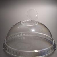 China BPA-Free PET Plastic Cup Lids - 89mm Round Snap-On Design, 1000pcs Pack, SGS/FDA Certified for sale