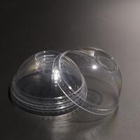 China 90mm Clear Plastic PP Round Cup Lid for Recyclable Packaging 1000pcs for sale