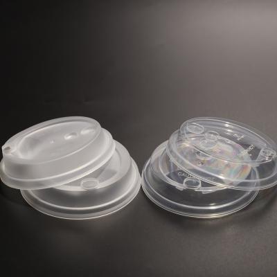 China PP Plastic Cup Lid 90mm Leak Proof Screw On Snap On Compatible Most Cups 1000pcs for sale