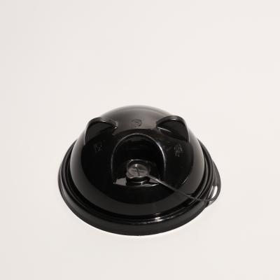 China Transparent Disposable Plastic Cup Lids 90mm Leak Proof 1000pcs BPA Free for sale
