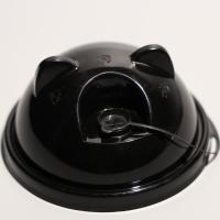 China 1000 Count 90mm Disposable Plastic Cup Covers Leak Proof Snap On Lids BPA Free for sale
