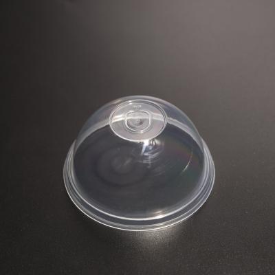 China 1000 Pack Clear Leakproof PP Cup Lids 90mm BPA Free Disposable Snap On for sale
