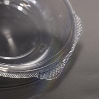 China Disposable PET Clear Plastic Food Storage Container 32g Leak Proof Round Takeaway Box for sale
