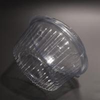 China Disposable PET Clear Plastic Food Storage Container 32g Leak Proof Round Takeaway Box for sale