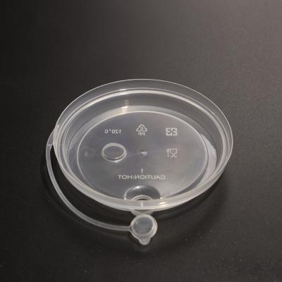China BPA Free 90mm Plastic Cup Lid Leak Proof Snap On Cover for Paper Cups for sale