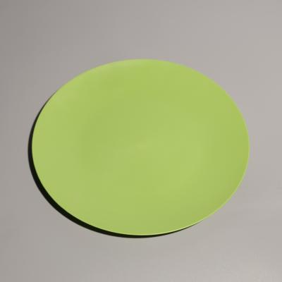 China Disposable Round Plastic Food Tray 26mm BPA Free PS Material Custom Logo for sale