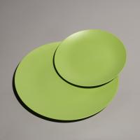 China Eco-Friendly Plastic Food Tray 26mm BPA Free Round PP Plate Custom Color for sale