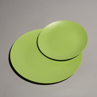 China Eco-Friendly Plastic Food Tray 26mm BPA Free Round PP Plate Custom Color for sale