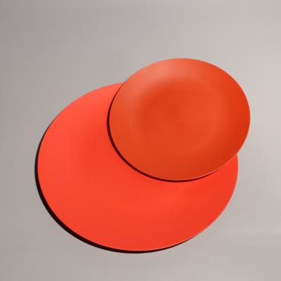 China Custom Logo Food Grade PP Plastic Food Tray 26mm Eco Friendly Disposable Plate for sale