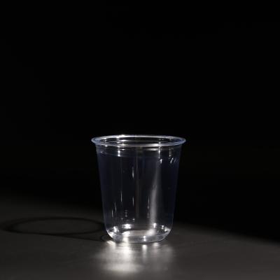 China 14oz Clear Disposable PET Cups 1000pcs with Lids for Cold Drinks Juice for sale