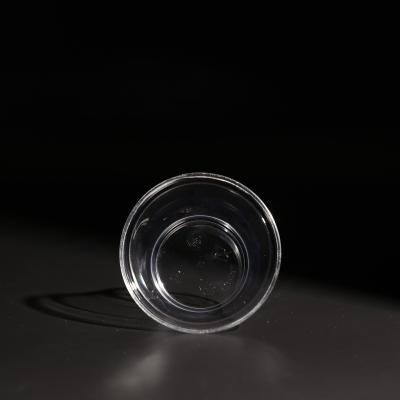 China Disposable Plastic PET Cups With Dome / Flat Lid For Boba Tea for sale