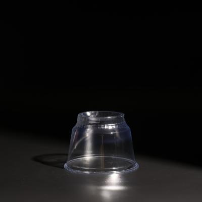 China 8oz Disposable PET Cups 1000pcs with Dome Flat Lids for Takeaway Juice Cold Drinks for sale