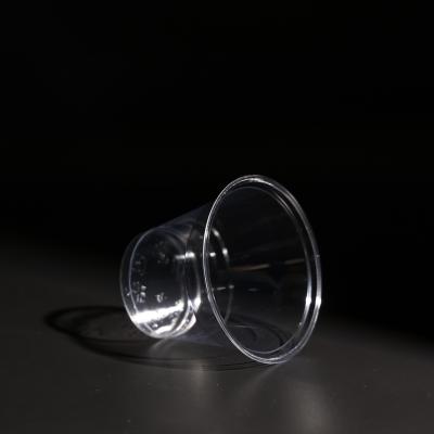 China 9oz Transparent PET Disposable Cups with Lids for Boba Tea Cold Drinks 1000pcs for sale