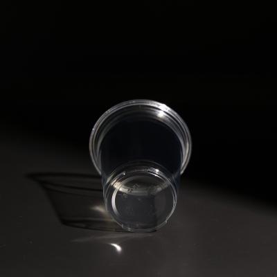 China 9oz Disposable PET Cup with Dome and Flat Lids for Boba Tea 1000pcs for sale